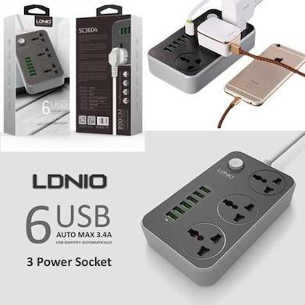 Ldnio Power socket Strip SC 3604 – Mob Xcessories